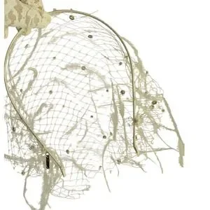 Jennifer Behr | Accessories | Jennifer Behr White Feather Crystal ...